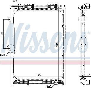 NISSENS 62870A - RADIADOR MAN F 2000(94-)6 CYLINDER